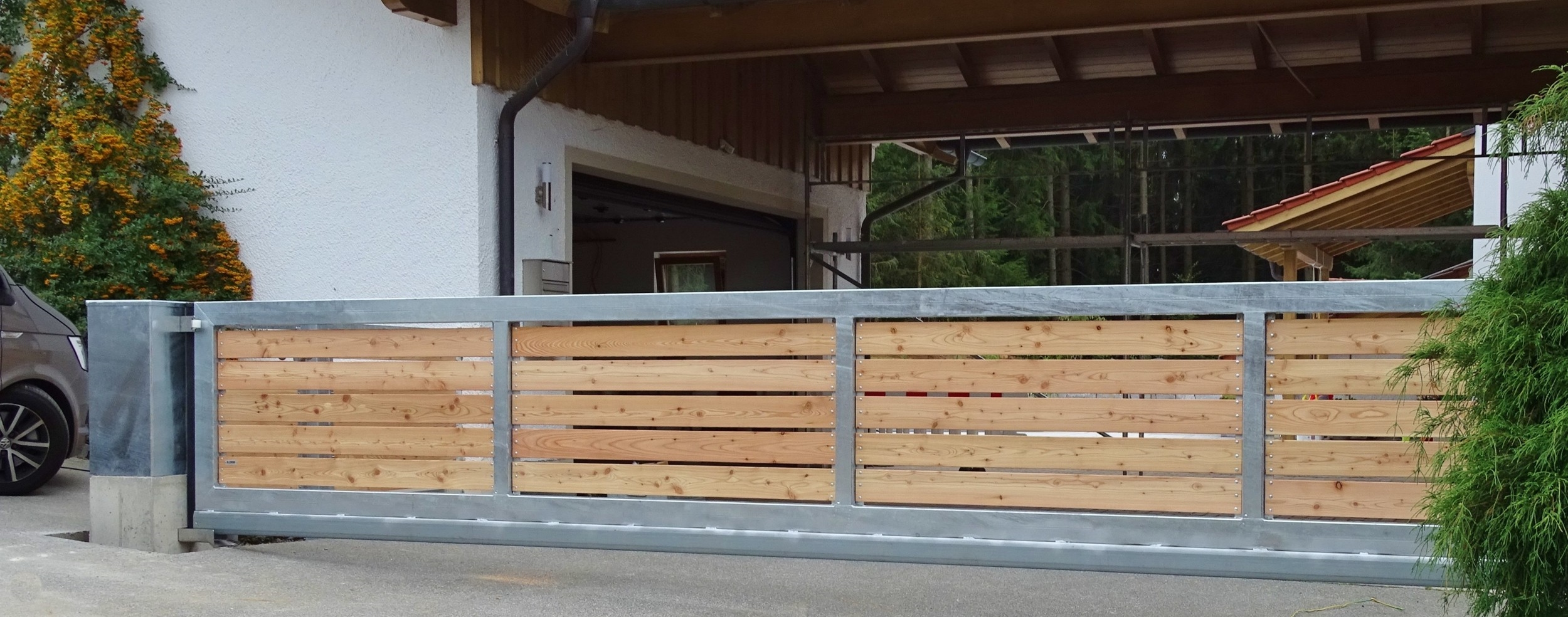 Hoftore - Einfahrtstore - Gartentore - ALLEMANN® GmbH Holz- u. Metallprodukte